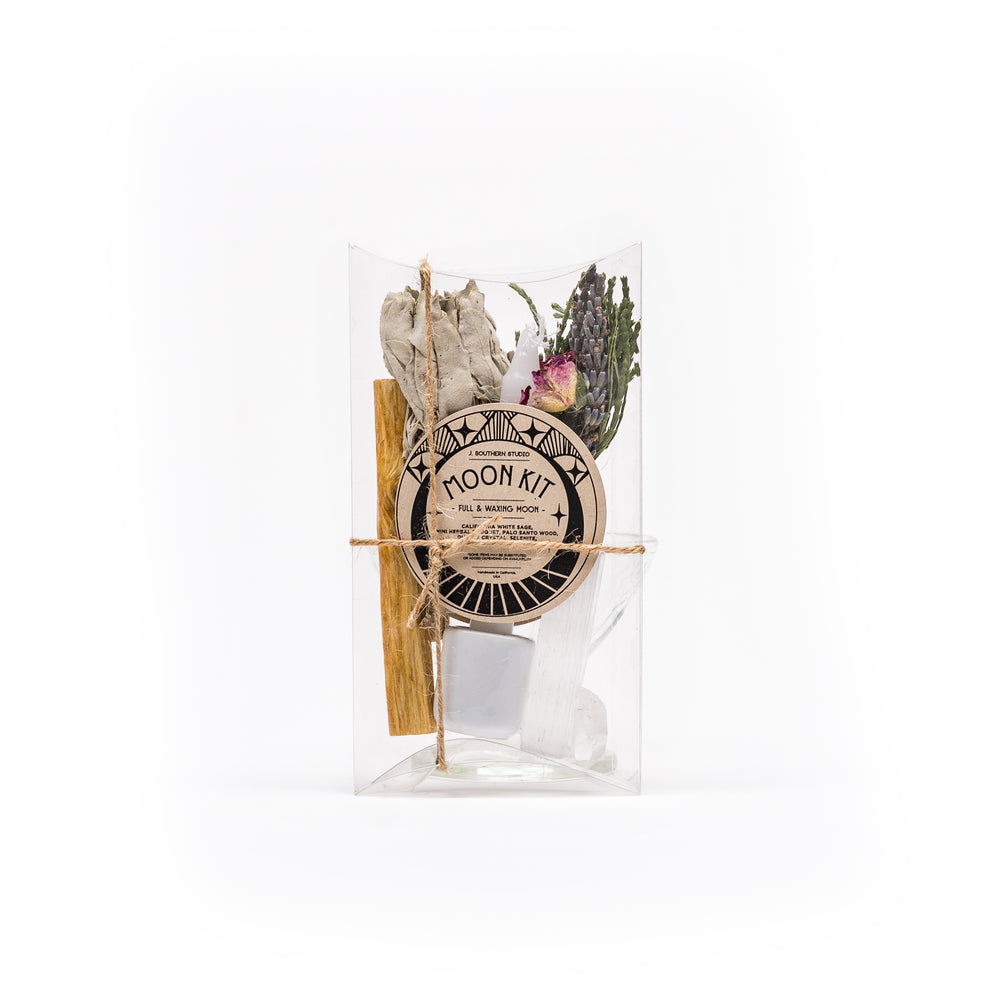 Full & Waxing Mini Moon Ritual Kit : Spell Kit : Smudge Kit : Witch Kit ...