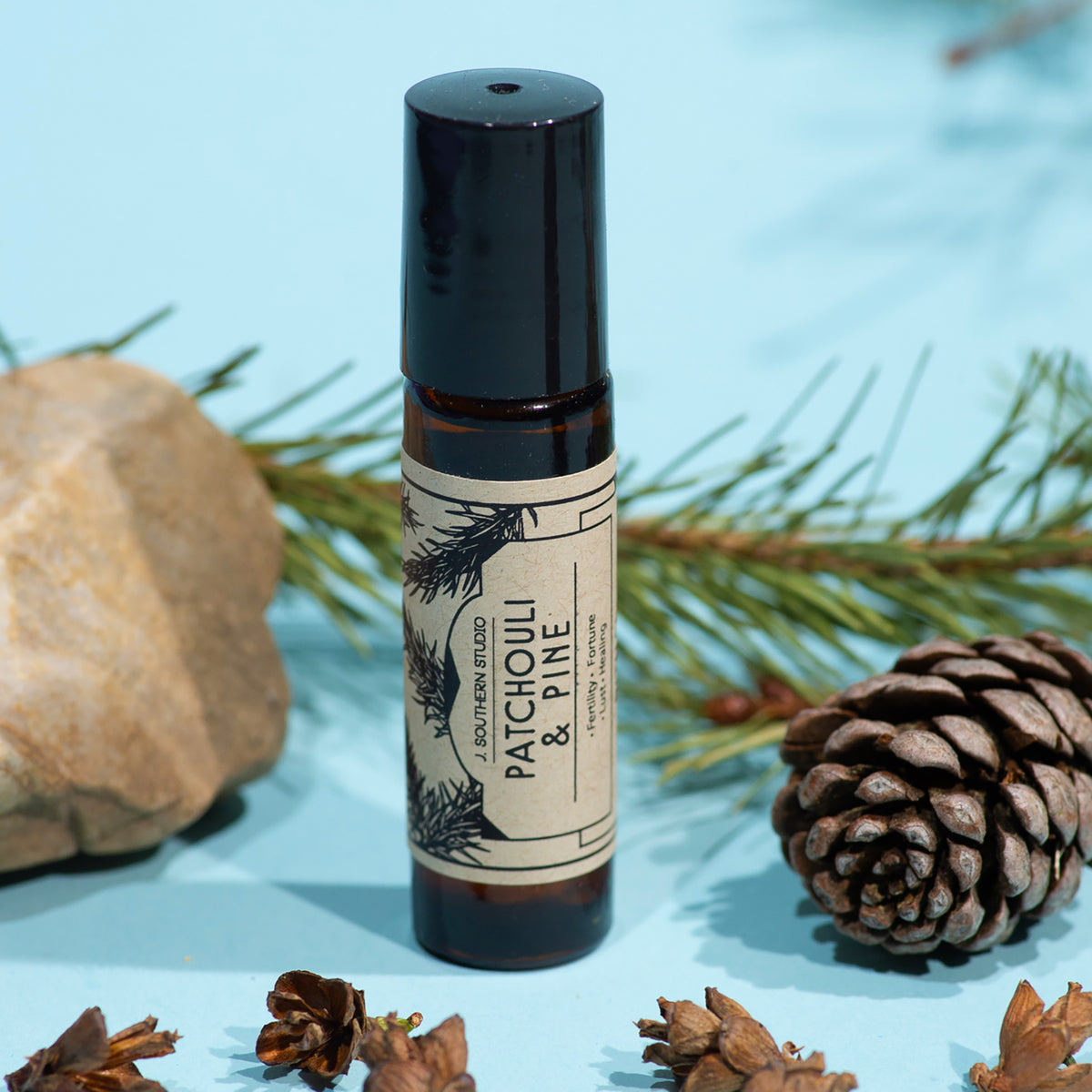 JSouthernStudio - Patchouli & Pine Ritual Oil - For Fortune