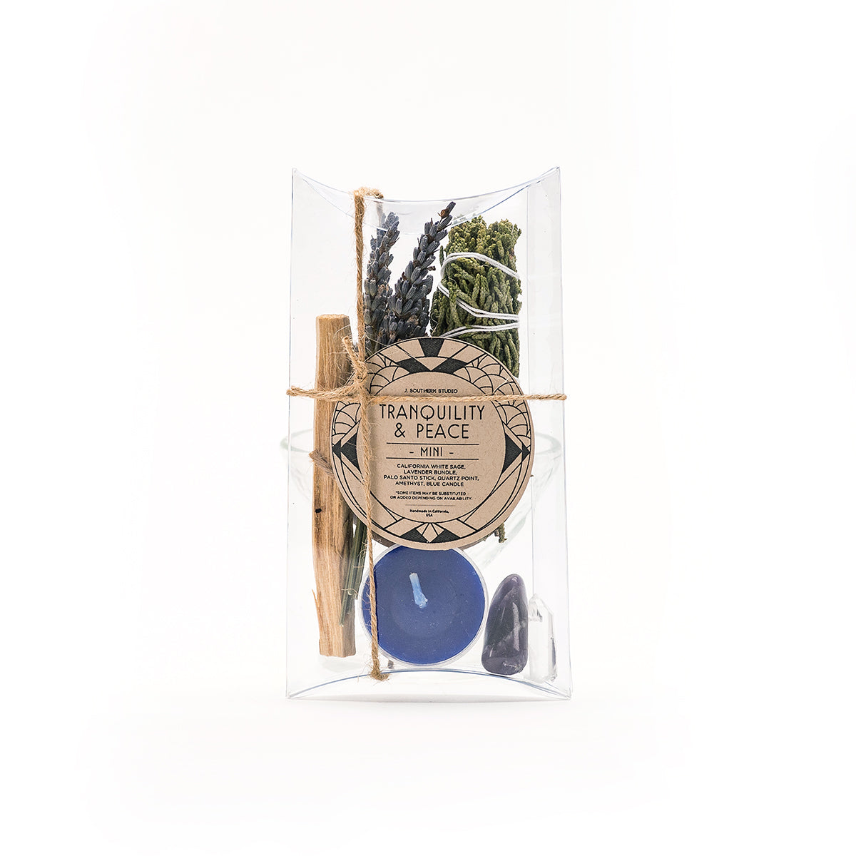 Tranquility & Peace Ritual Kit : Spell Kit : Smudge Kit - JSouthernStudio
