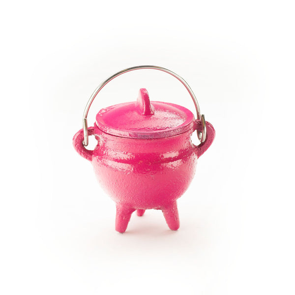 JSouthernStudio - Cast Iron Cauldron Pink