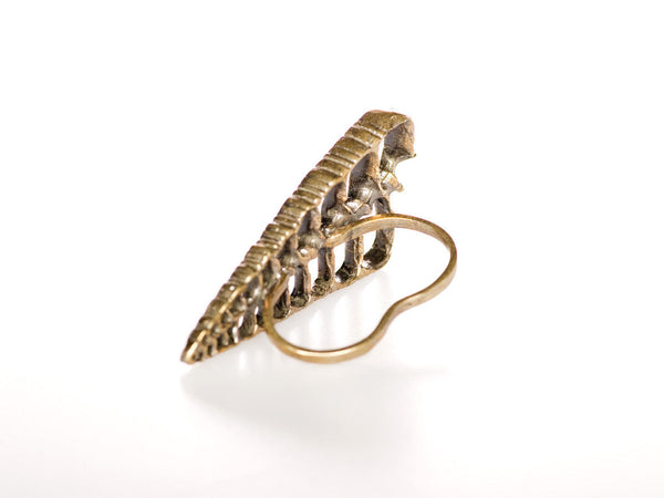 JSouthernStudio - Double Knuckle Shell Ring